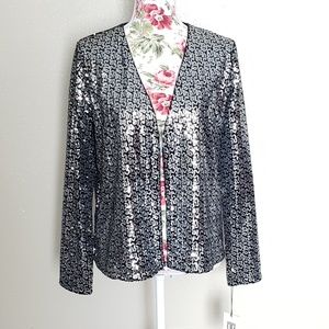 Ivanka Trump | Jackets & Coats | Ivanka Trump Sequined Blazer Nwt ...